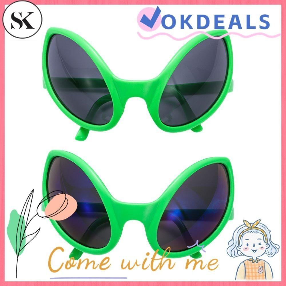 SK Kids and Adults Aliens Costume Glasses Christmas Alien Sunglasses ...