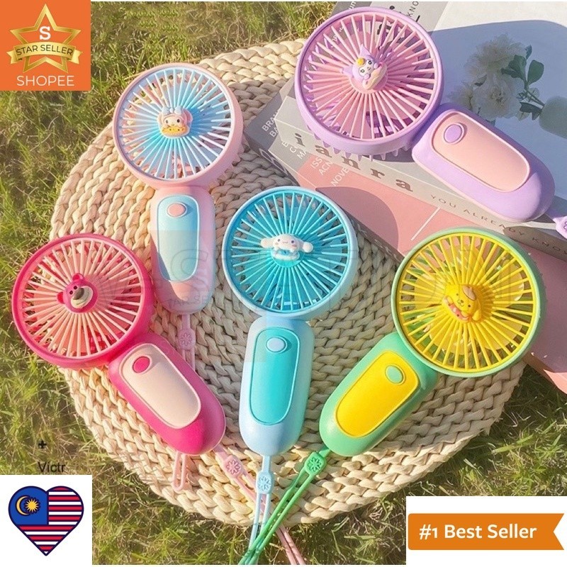 (MW)Rechargeable Quiet Pocket Fan USB Powered Personal Mini Fan Fashion ...