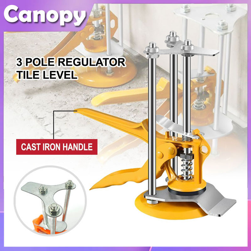 3 Pole Tile Locator Wall Tile Level Regulator Height Support ...