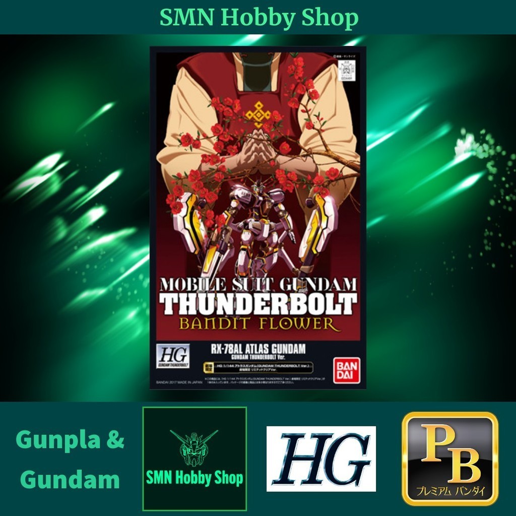 HG 1/144 Atlas Gundam Thunderbolt Ver Theater Limited Clear Ver Gunpla ...
