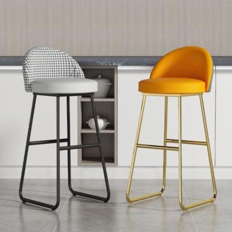 Iron Bar Chair High Stool Modern Simple Bar Stool Bar Chair Bar Chair ...
