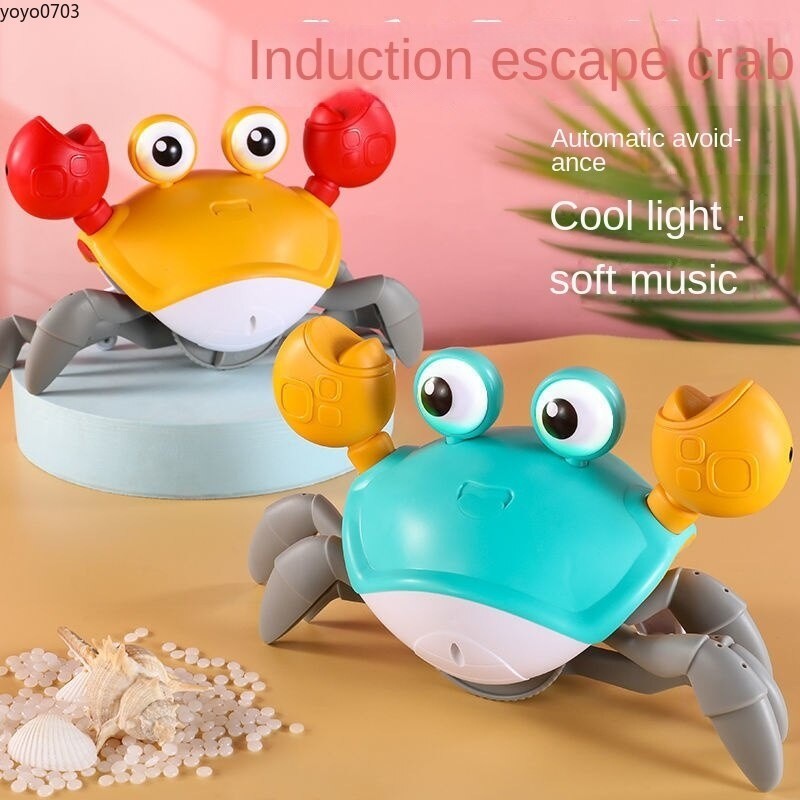 Crab Electric Toy Kids Toys Induction Escape Crab Rechargeable Musical ...