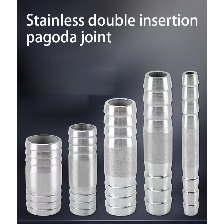 304 Stainless Steel Rubber Pipe Oil Pipe Bamboo Butt Hose Pagoda ...