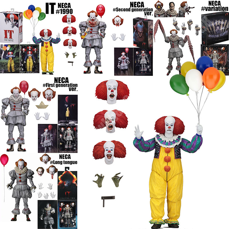 Pennywise NECA IT Action Figure 1990 Old Ver. Horror Film Room ...