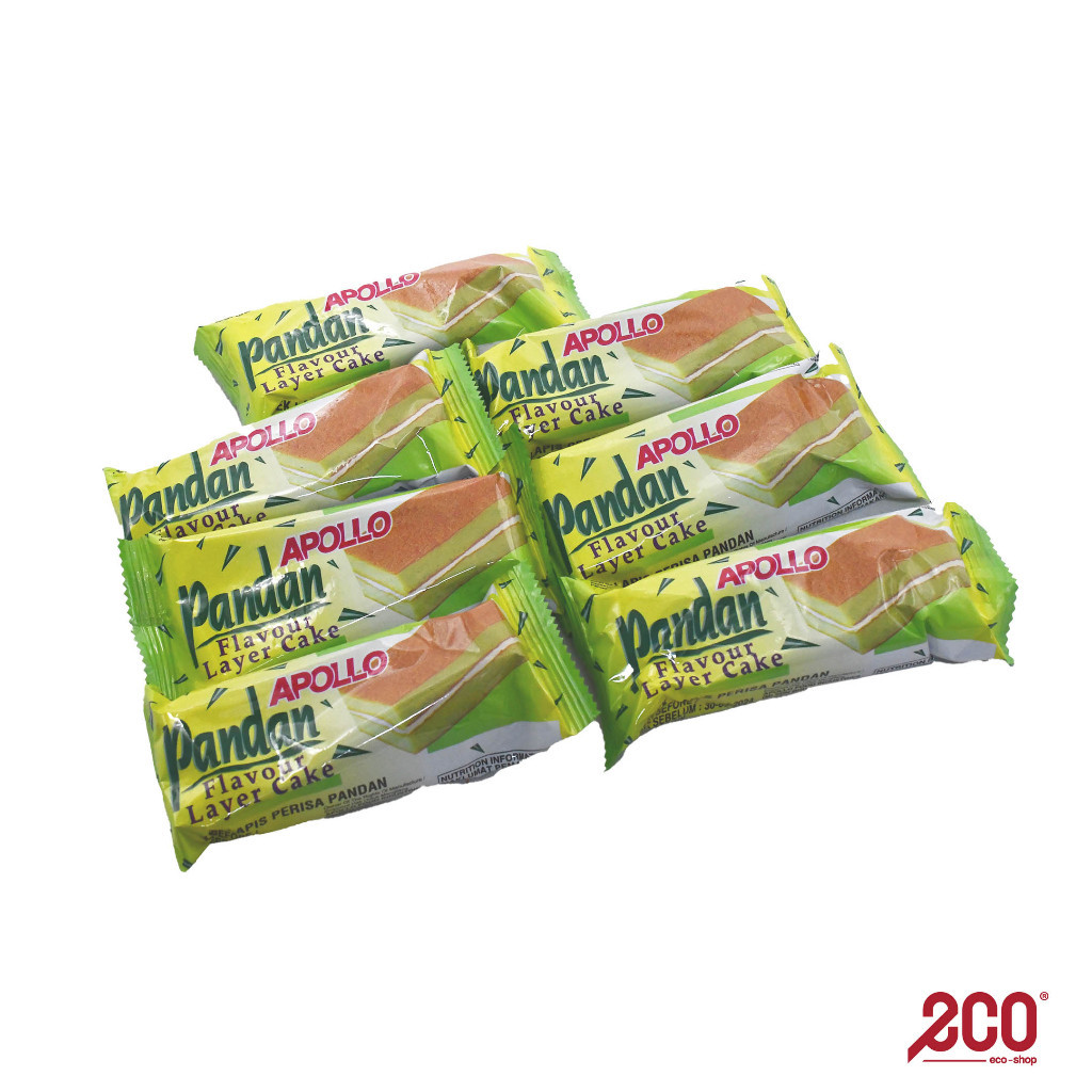 Apollo Pandan Flavour Layer Cake (7S x 18g) - AE-L001-T02-04 | Shopee ...