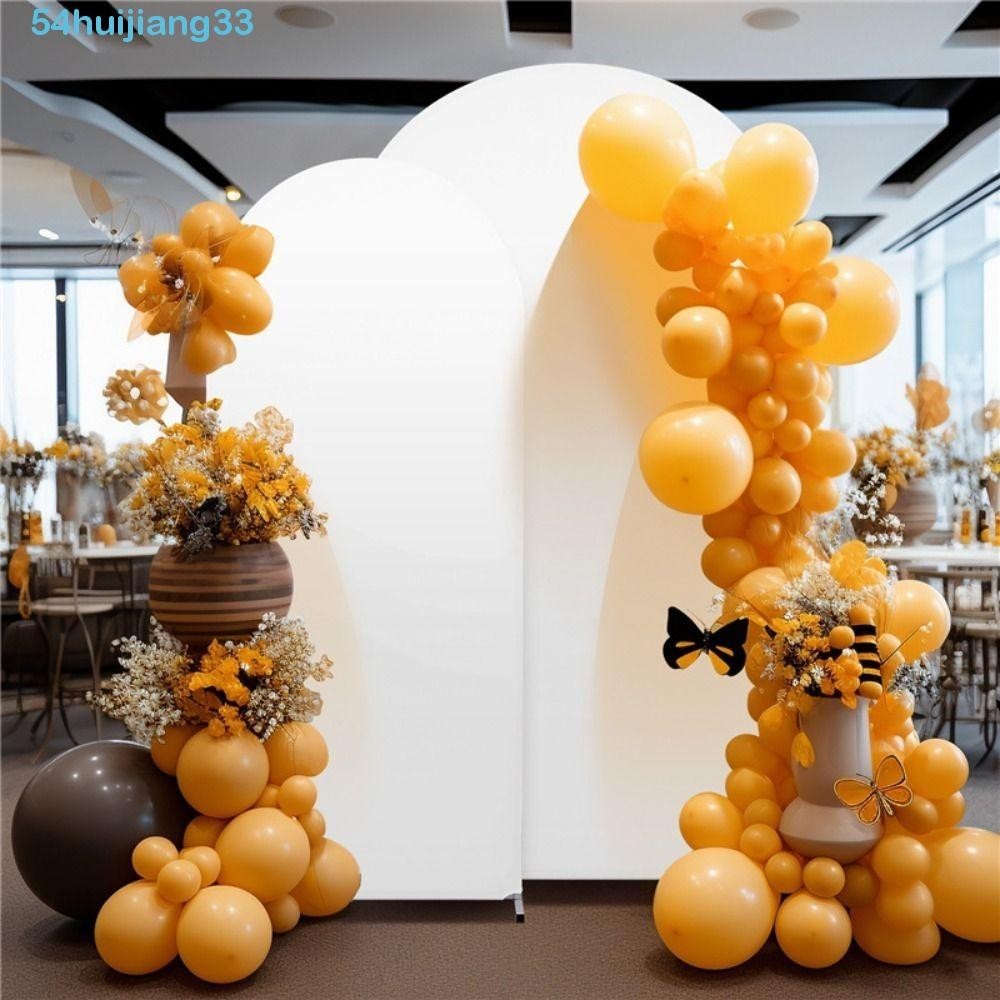 HUIJIANG Double Sided Arch Backdrop Cover, Elastic Arch Arch Backdrop ...