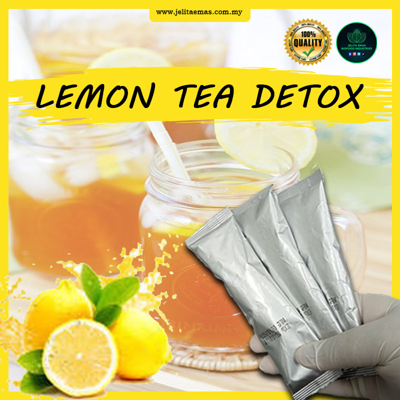 [30 SACHET] LEMON TEA DETOX POWDER SACHET KESAN SEAWAL 7 HARI | Shopee ...