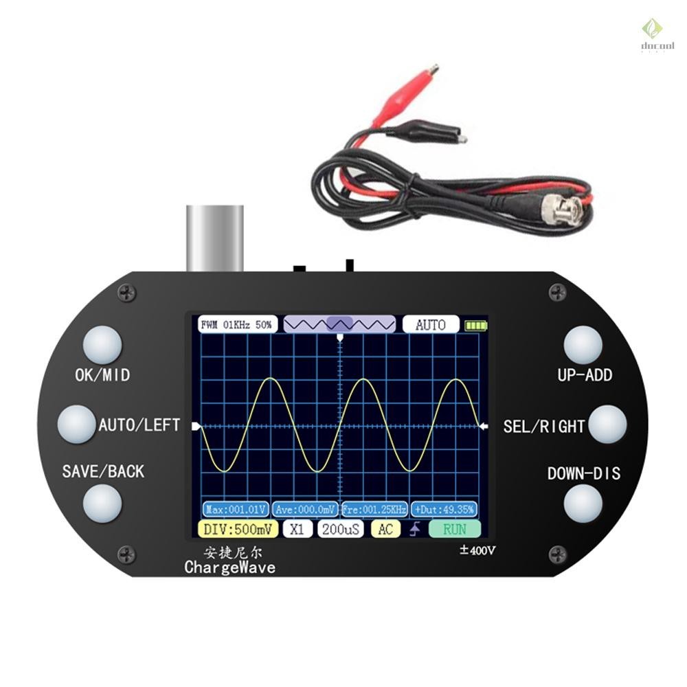 Handheld Oscilloscope 320*240 Resolution 2.4inch TFT Display 2.5MHz ...