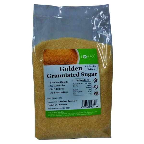 Lohas Golden Granulated Sugar 金砂糖 1KG | Shopee Malaysia