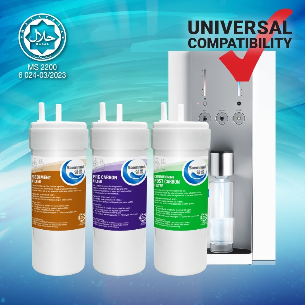 Enhanced Water Filter Mineral Set SAEMMUL 6" Halal Certified Universal ...