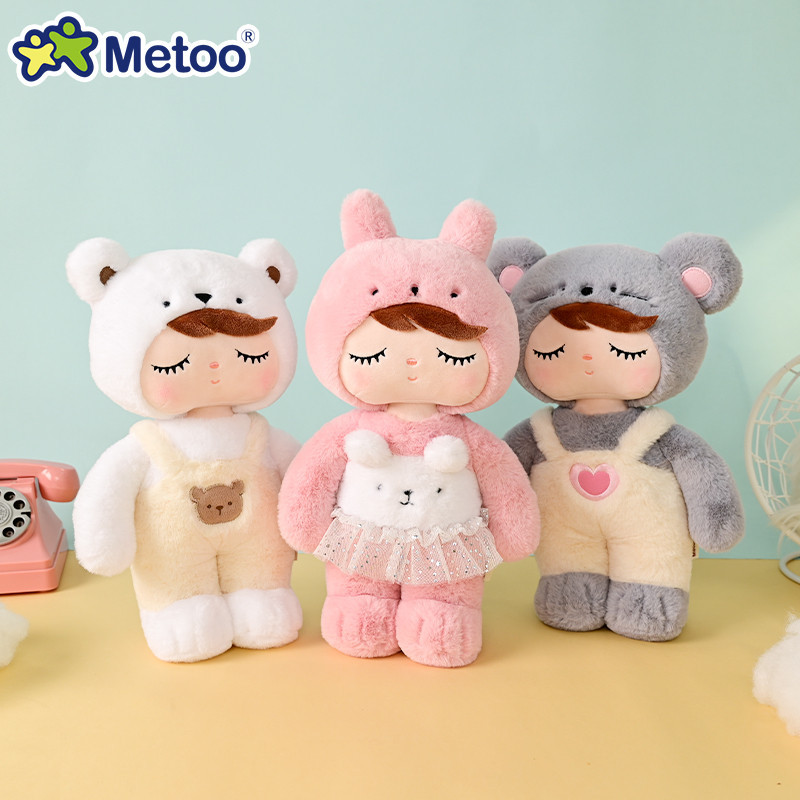 metoo new 2024 original 12 inch cute and cuddly Angela doll, pink ...