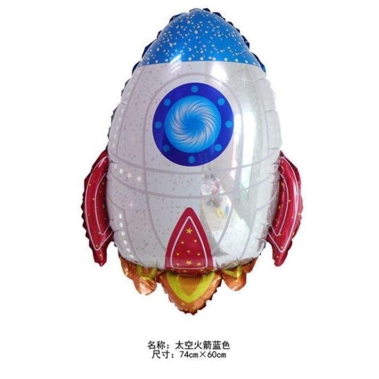 3D Astronaut Rocket Balloon Universe Outer Space Theme Birthday Party ...