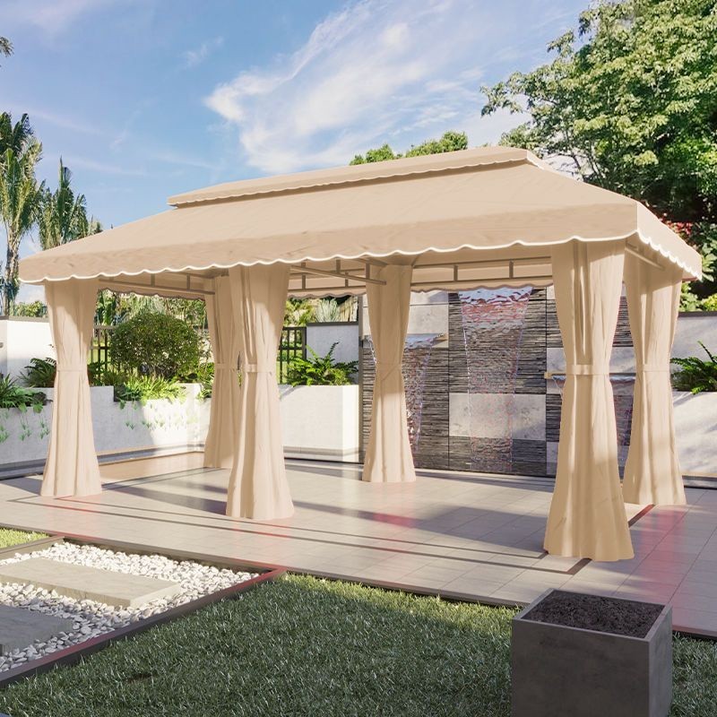 Outdoor Roman tent courtyard awning garden gazebo rain canopy oversized ...