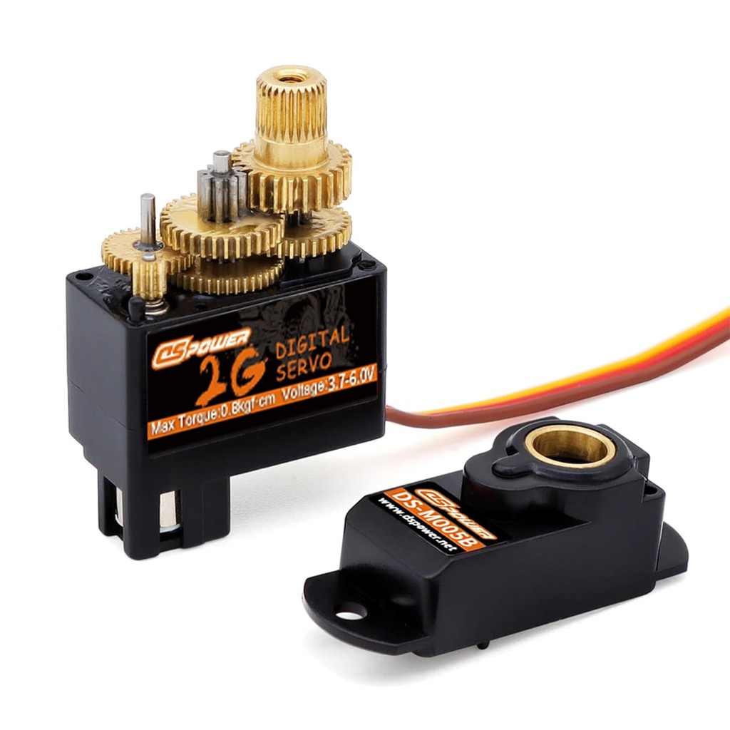 2PCS Servo Mikro 2G, Servo Mini Servo Digital, Motor Tanpa Biji Gear ...