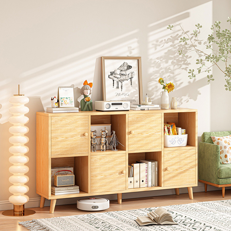 Kabinet Penyimpanan berdiri di lantai Rak Buku Kabinet Rendah Kabinet ...