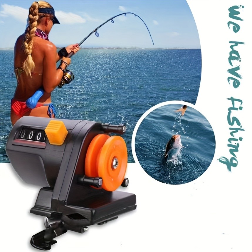 High-Visibility Dive Reel with Thumb Stopper - 46m Retractable Line for ...