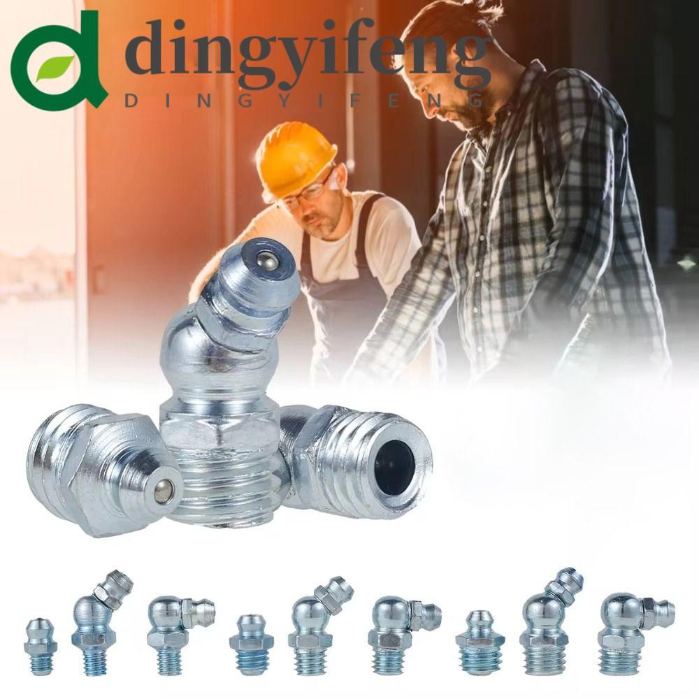 DINGYIFENG 60pcs Grease Nipple Fittings, M6 M8 M10 Metric System Butter ...