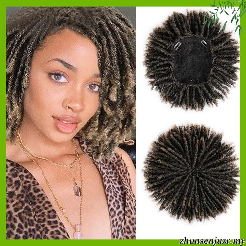 Men Dreadlocks Toupee Wigs Sof Synthetic Closure Wig Handmade Dread ...