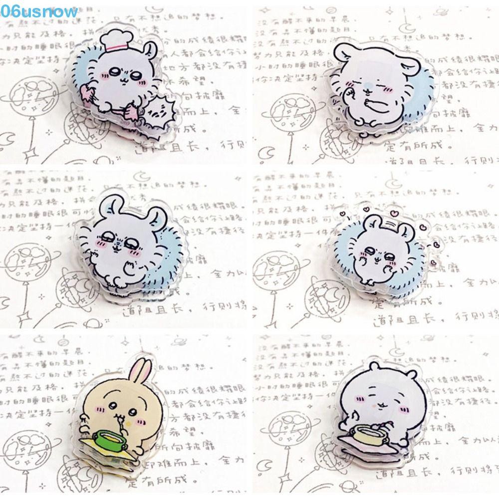 USNOW 9/13Pcs Cartoon Chiikawa Clip, Double-sided Mini Chiikawa Paper ...