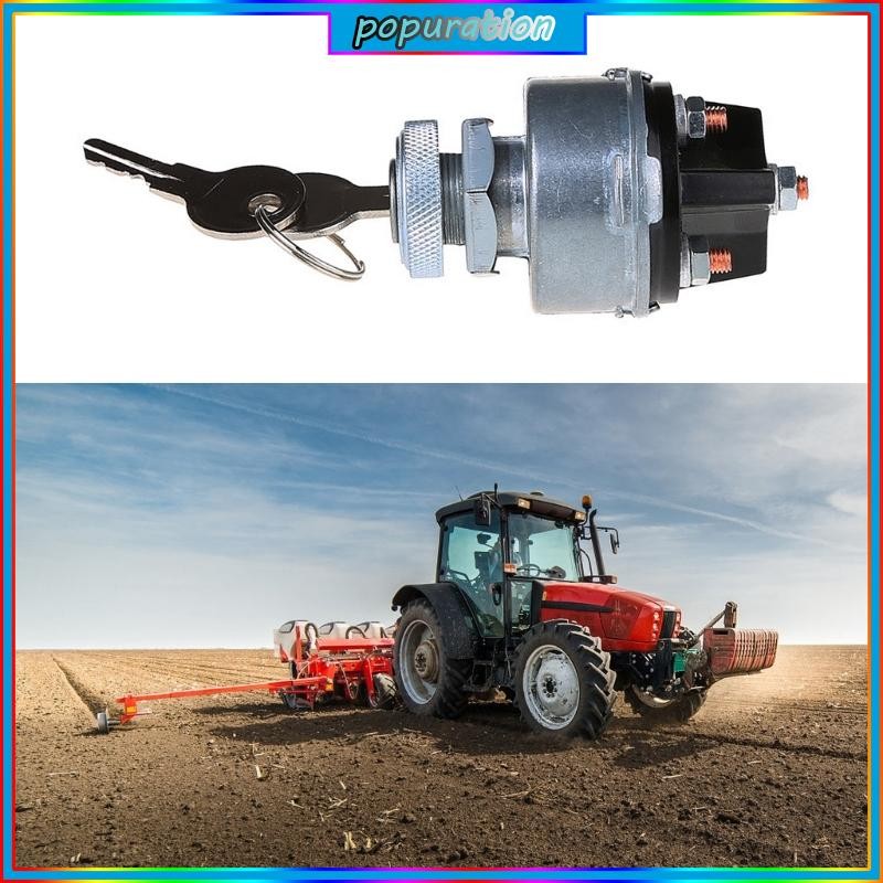 POP Universal Ignition Switch Lock 2-Key 3 Position for Tractor Bus ...