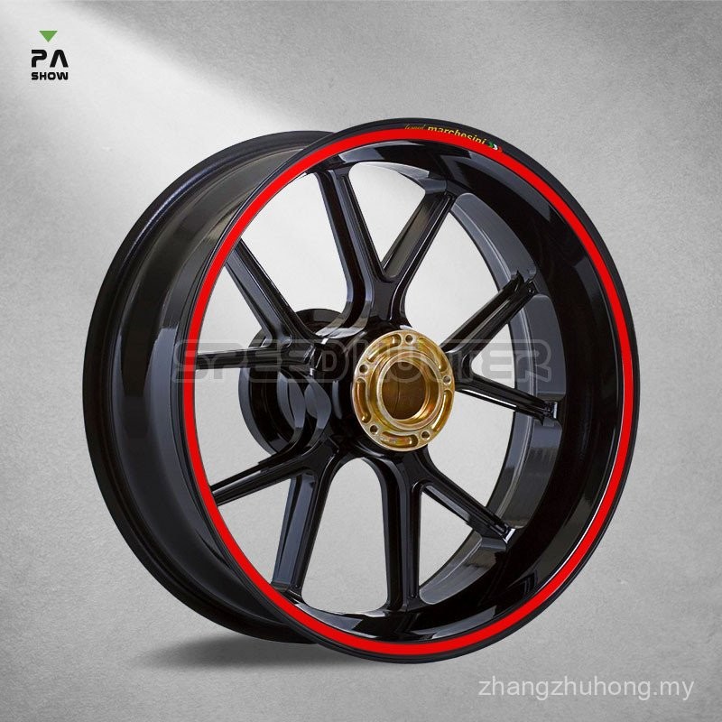 Benda Benda Golden Gila 300 Reflective Wheel Sticker | Shopee Malaysia
