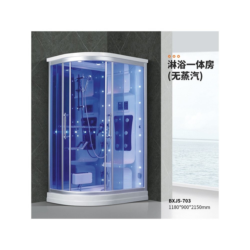 Luxury Steam Room Shower Overall Room Corner Round Corner Rectangular ...