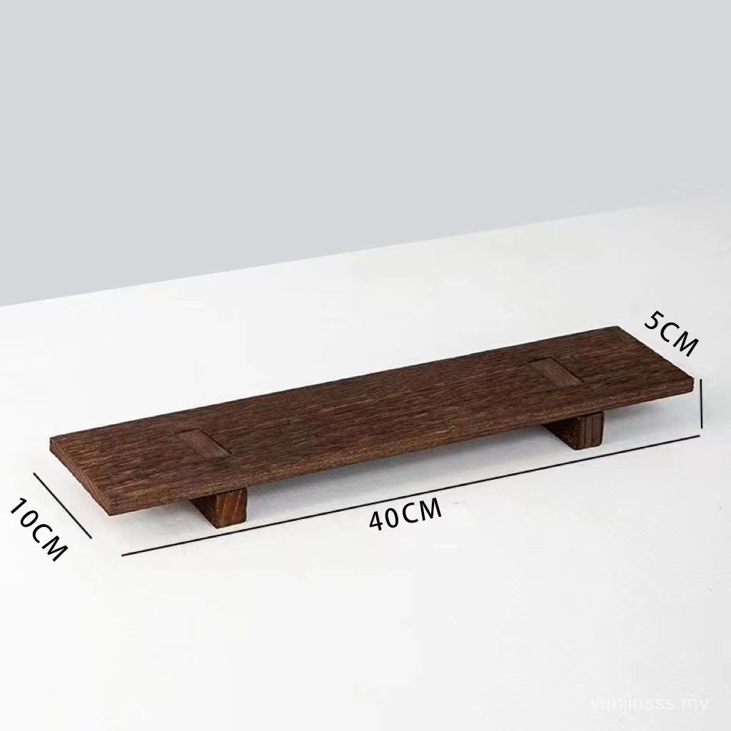 Solid Wood Bogu Rack Purple Clay Pot Succulent Chinese Small Ornaments ...