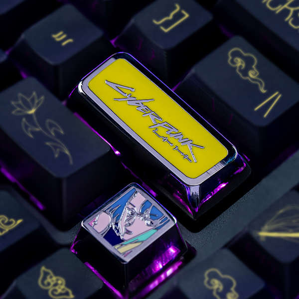 keycaps Metal Unique Independent Keycap Cyberpunk Edge Messenger Lucy ...