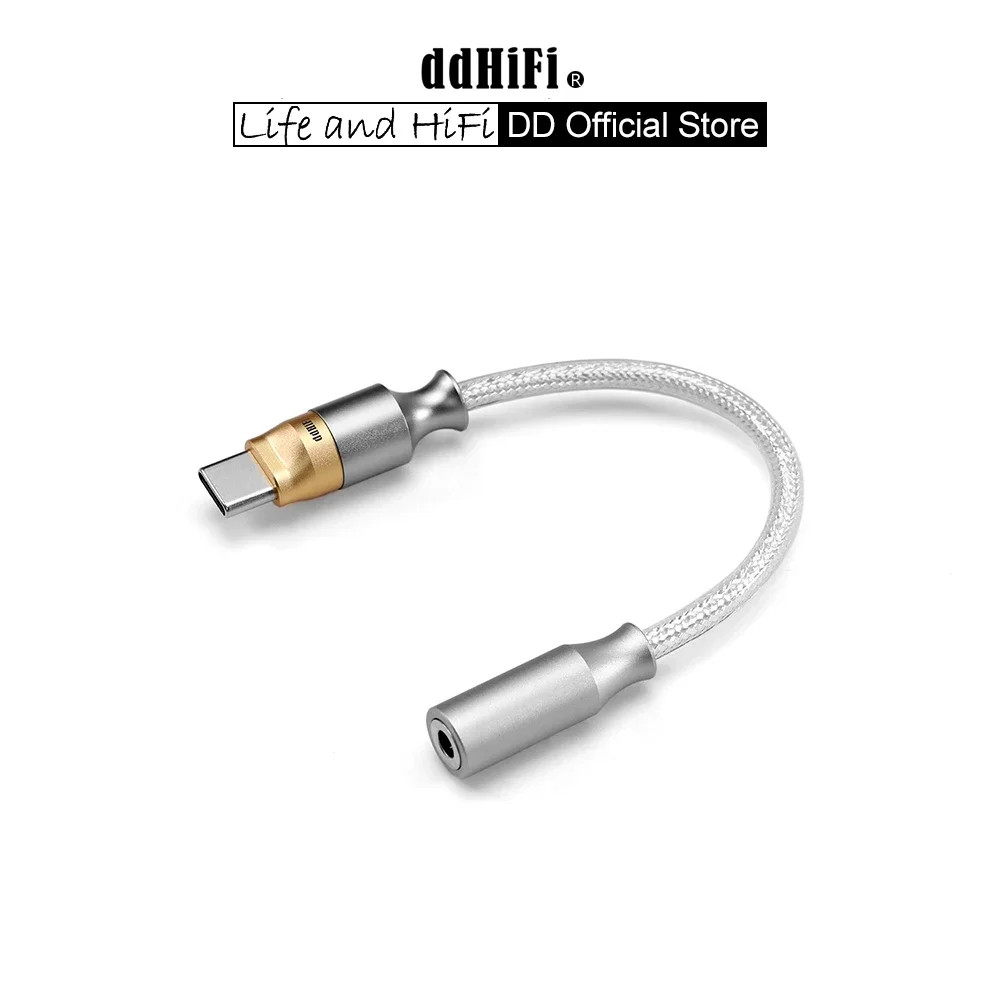 DD ddHiFi TC35CM2 USB-C to 3.5mm Hi-Res DAC & AMP Audio Cable Lossless Decoding Adapter Cable ...