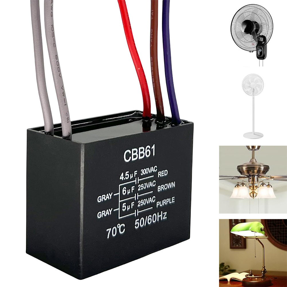 [Redkee.my] Fan Speed Control Switch Ceiling Fan Capacitor 5 Wire 250V ...