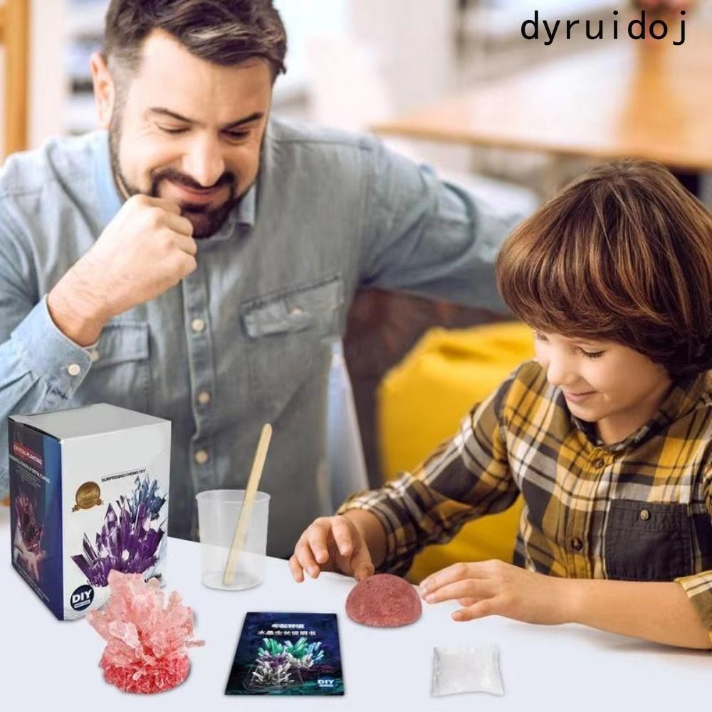 DYRUIDOJ Crystal Growing Science Kit, Grow a Crystal Colored Crystals ...