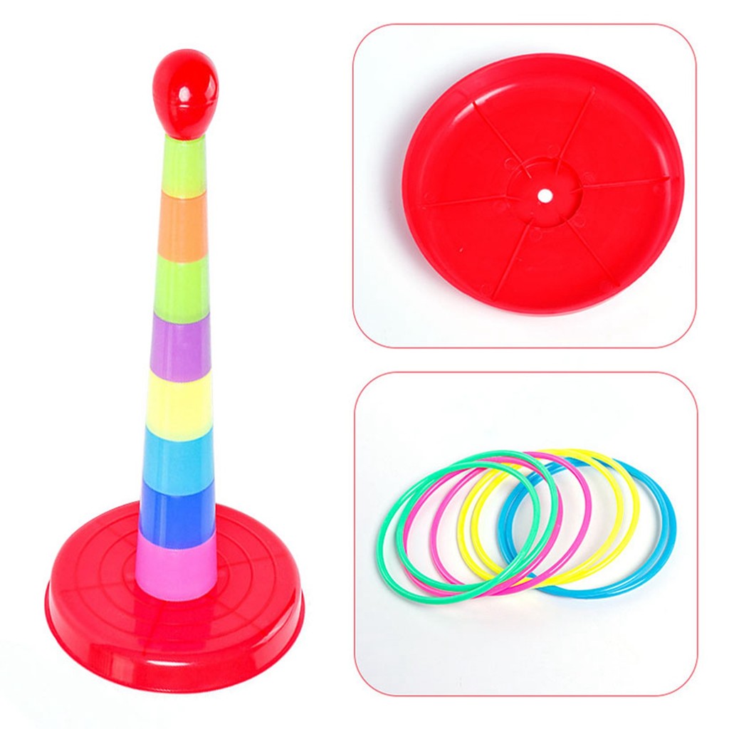 Toss Ring Game Set For Kids Colorful Improve Hand Eye Coordination ...