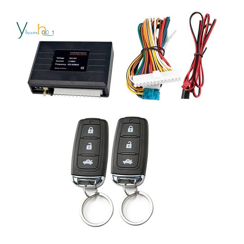 Car Remote Central Door Lock Keyless System Remote Control Car Alarm ...