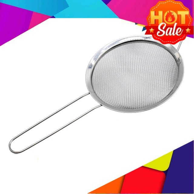 Penapis Besi Serbaguna, Sudip Penapis Gorengan, Strainer 14CM | Shopee ...