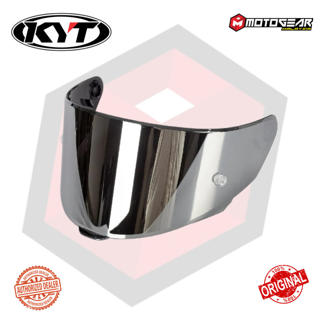 KYT TT COURSE VISOR IRRIDIUM SILVER (ORIGINAL) | Shopee Malaysia