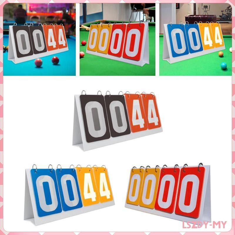 [lszdy] Flip Number Score Board Tabletop Score 4 digits Portable ...