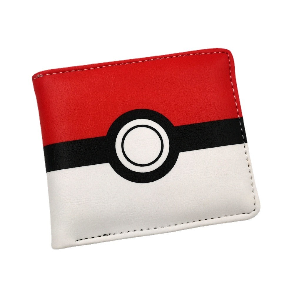Anime Pocket Monster Poke Ball Short Wallets Pokemon Go Pikachu Card ...