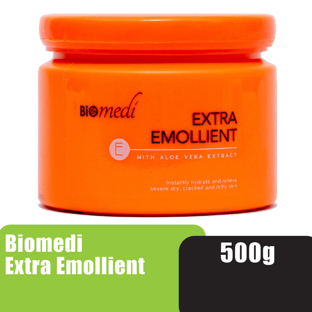 BIOMEDI Extra Emollient 500g With Aloe Vera & Papaya Extract - Skin ...