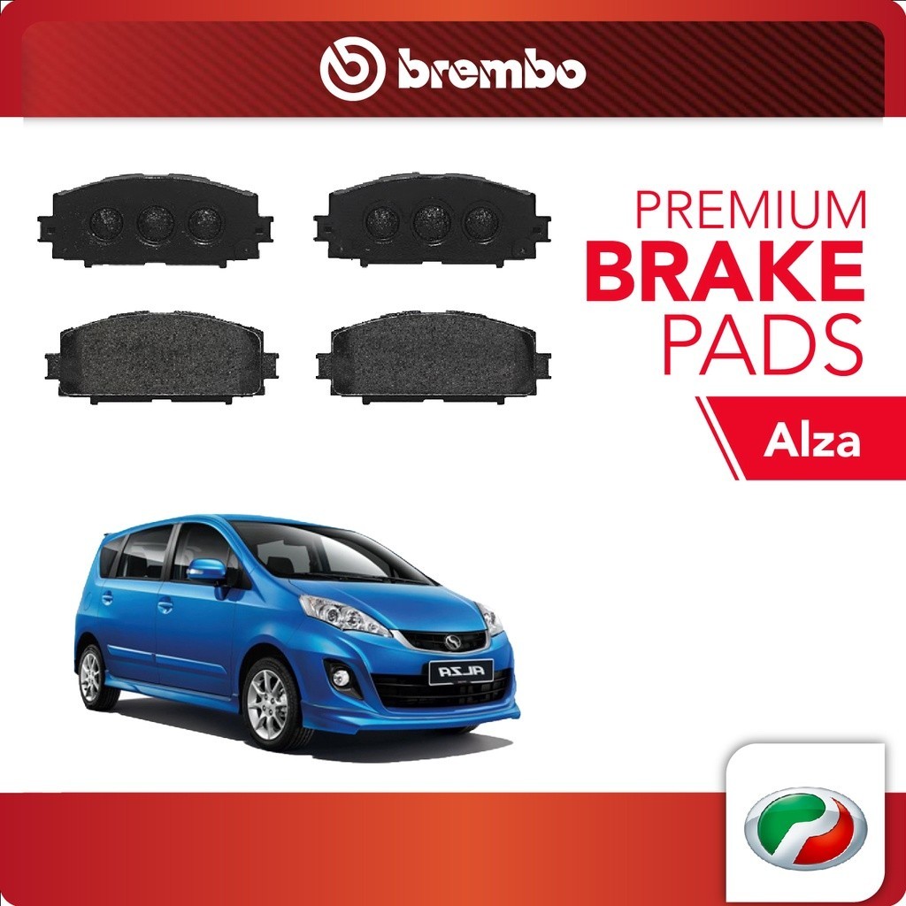 BREMBO Front Brake Pads (1 set) For Perodua Alza (facelift model ...