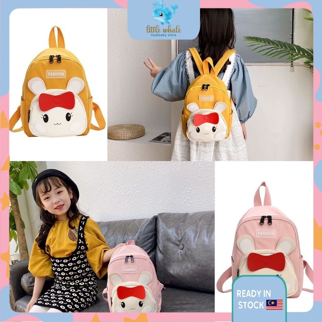 🐳Kids Child Children Cartoon Bag Animal Bagpack Bunny Rabbit Early ...