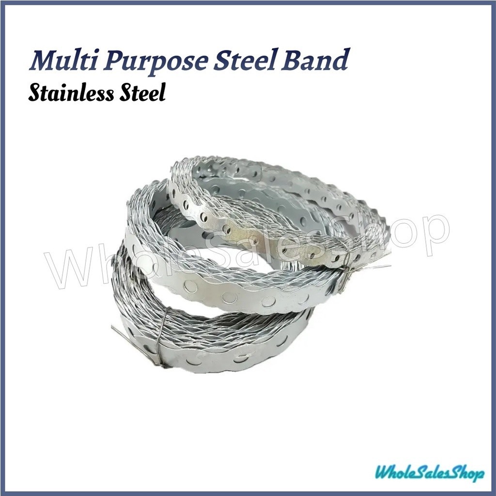 Heavy Duty Multi Purpose Steel Band *Stainless Steel* Bend Besi S/S ...