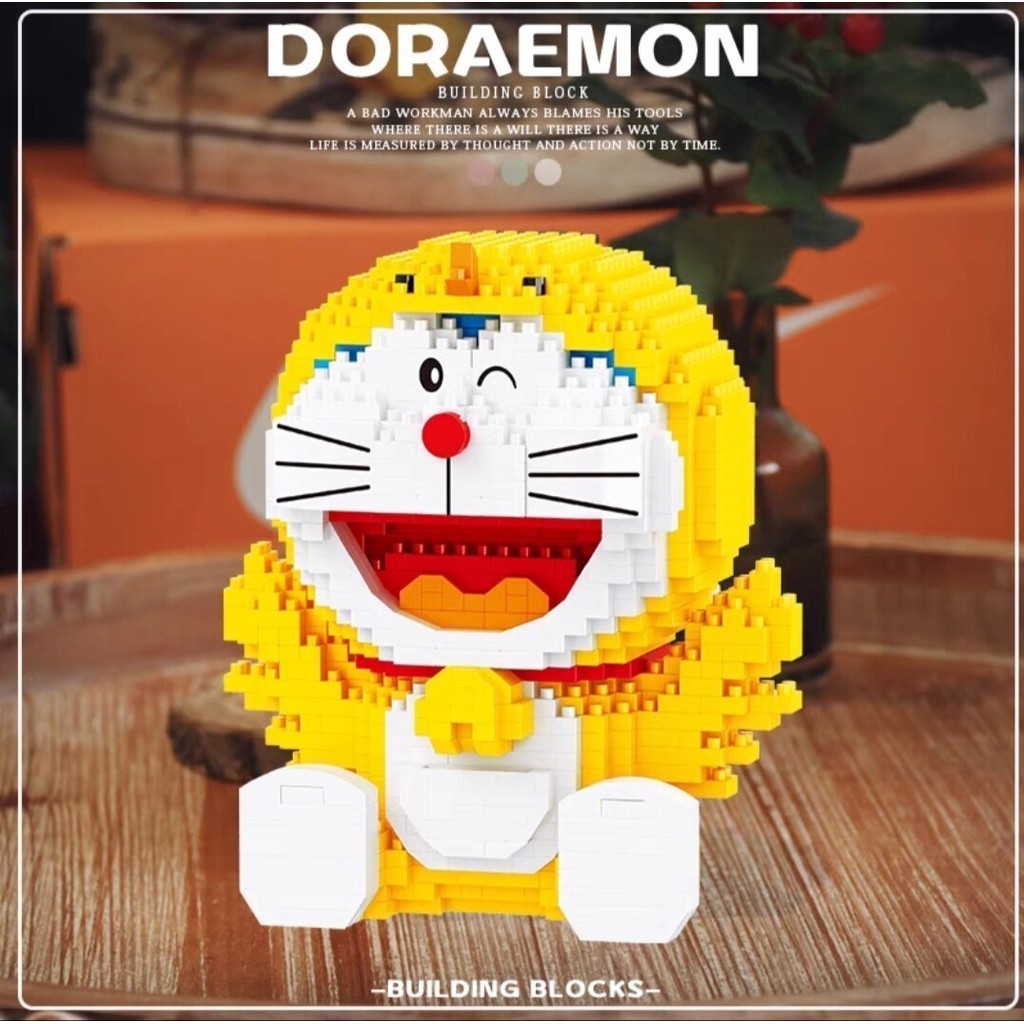 K.V Toy brick Balody 16268 Doraemon Costume Chick Block | Shopee Malaysia