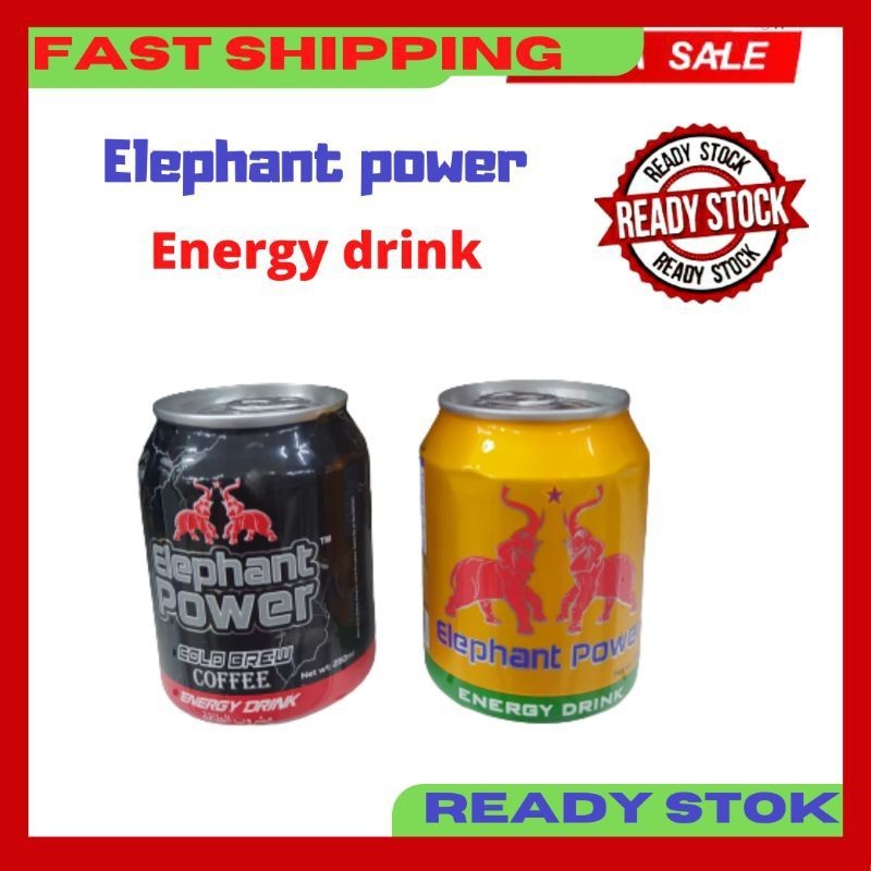 Elephant Power energy drink 250ml | Shopee Malaysia