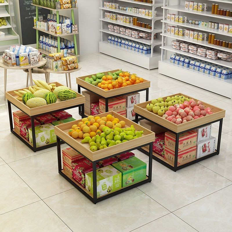 Fruit Shop Shelf Display Rack Nakajima Promotion Table Supermarket ...
