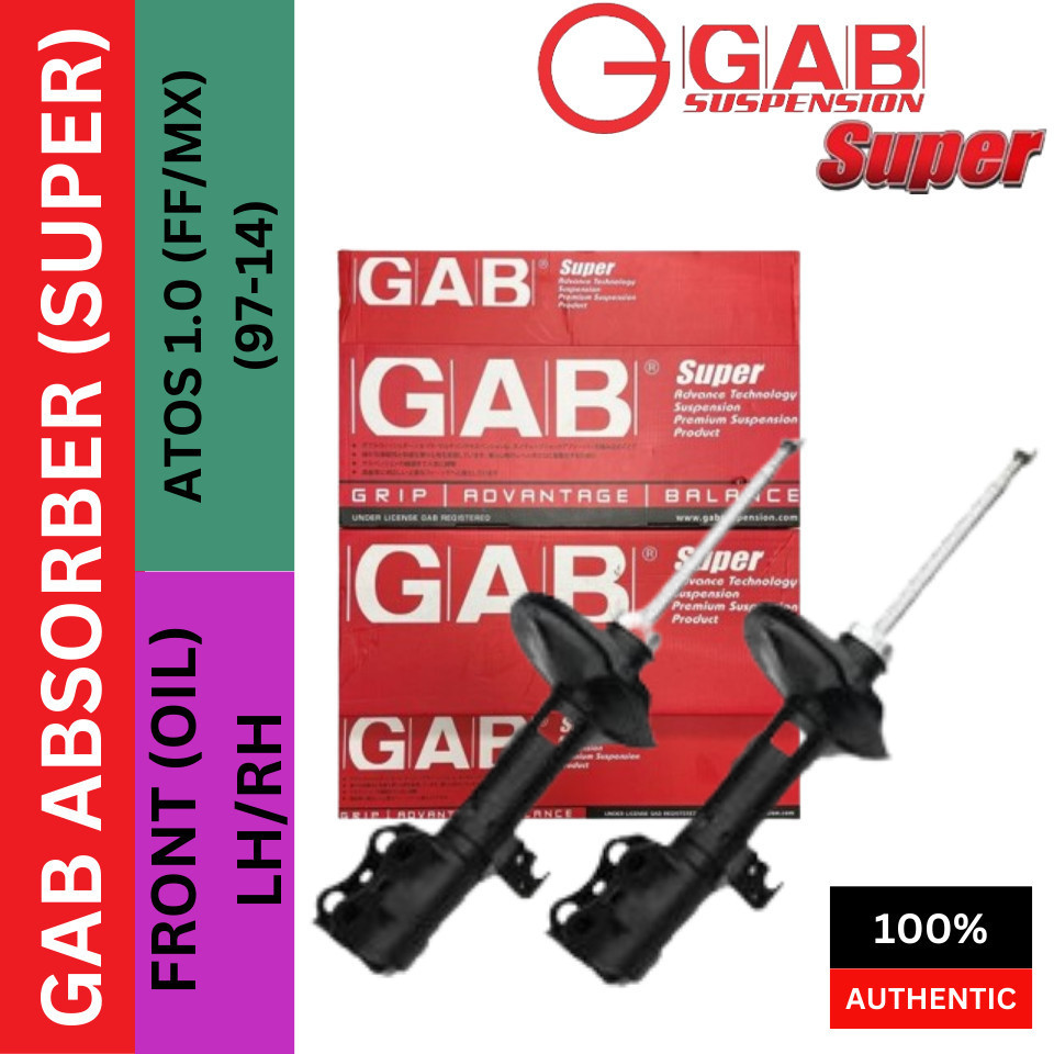 Original GAB Super Absorber - FRONT & REAR OIL - ATOS 1.0 (FF/MX ...