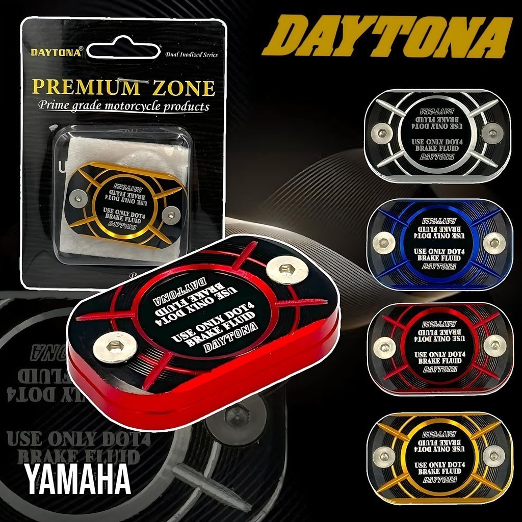 DAYTONA DOT 4 CNC YAMAHA XRIDE NMAX AEROX LEXI Brake Master Oil Cover ...