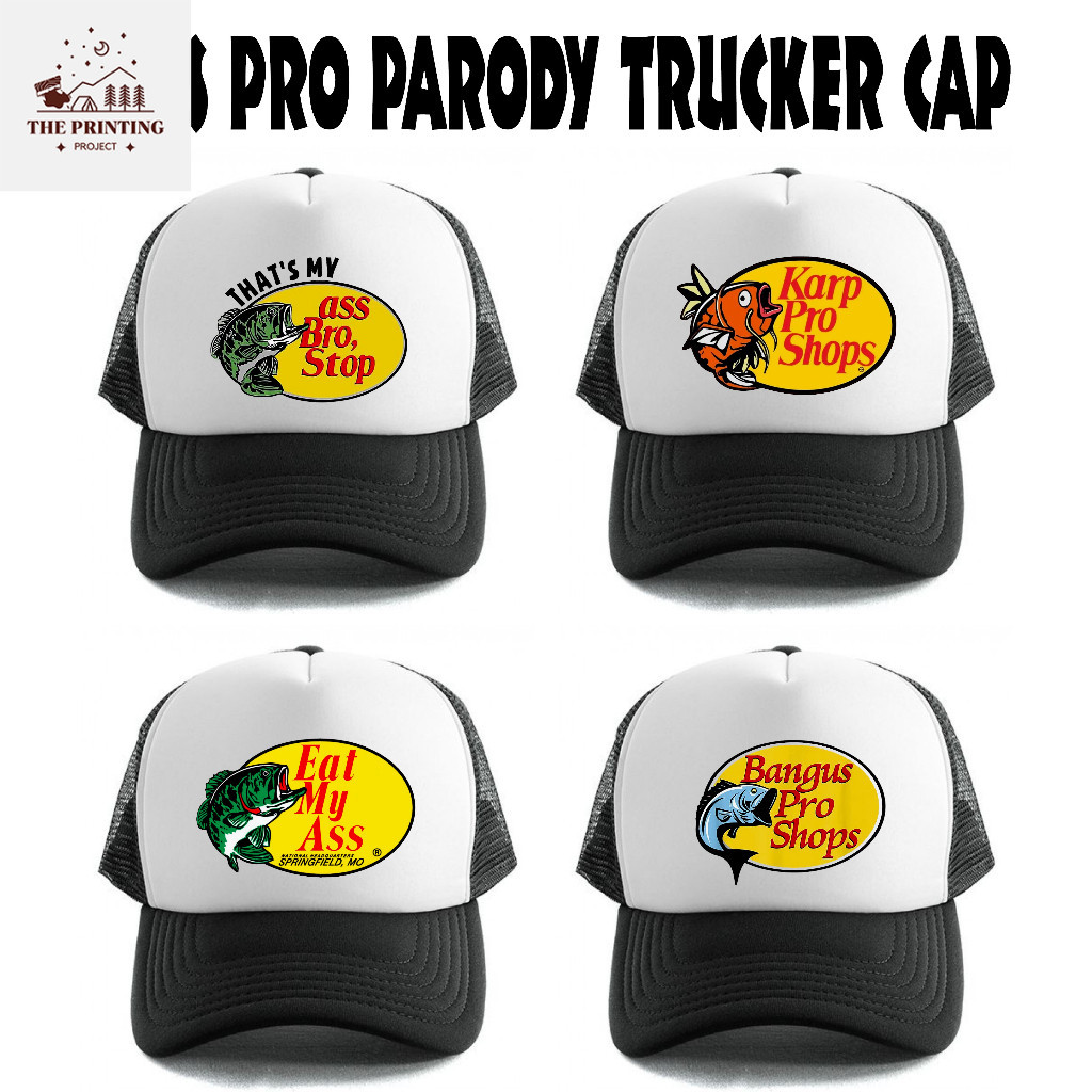 BASS PRO SPOOF CAP TRUCKER CAP NET CAP | Shopee Malaysia