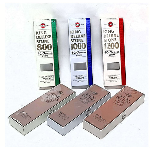 First Grade King Deluxe #1000 Sharpening Stone / Wetstones / Batu Asah (Made In Japan) | Shopee ...