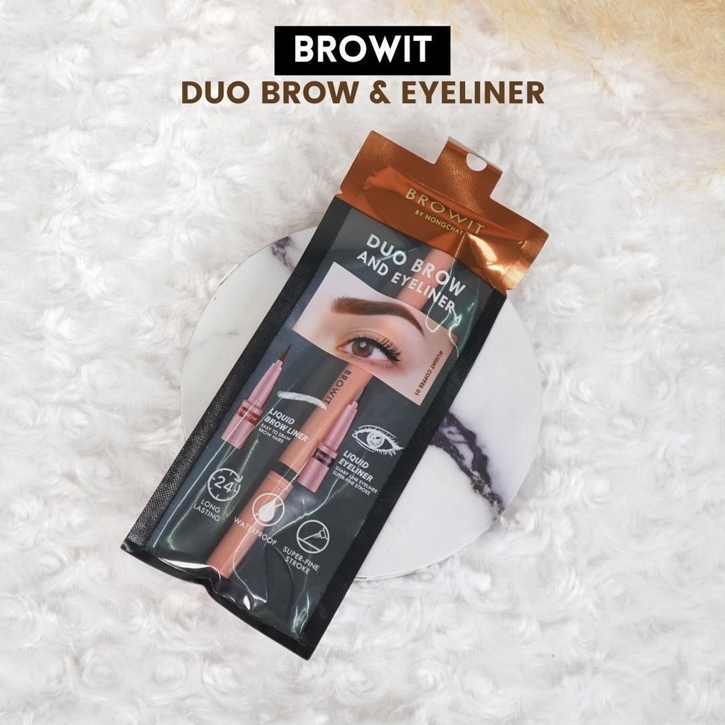 AE - BROW IT BY NONGCHAT DUO BROW & EYELINER | Shopee Malaysia