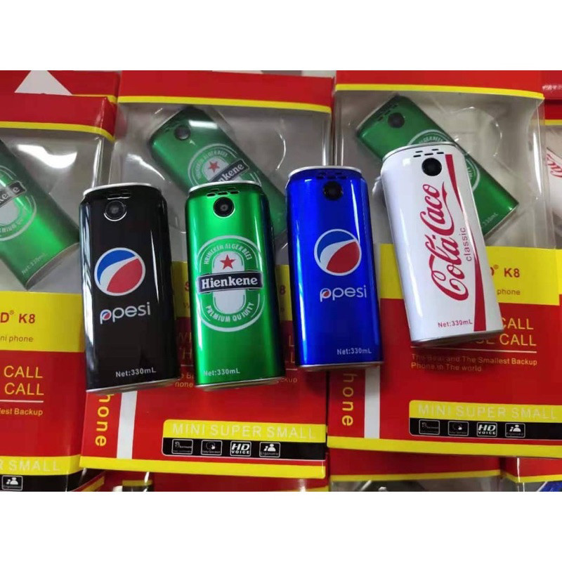 Original Coca Cola Mini Mobile Phone K8 coke recording Popular mini ...
